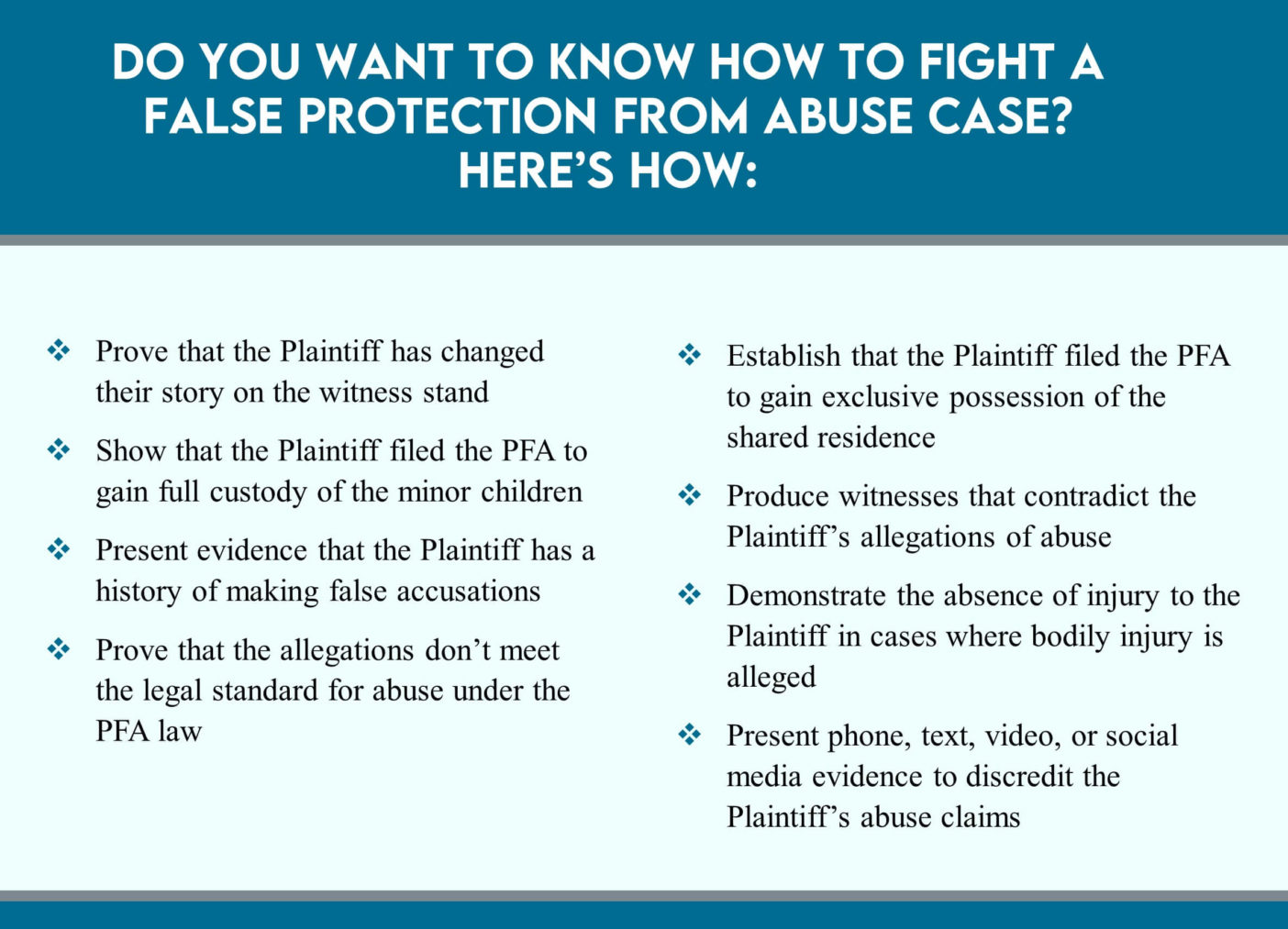 PA Protection From Abuse Defense Lawyer | 2022 | McAndrewslegal.com